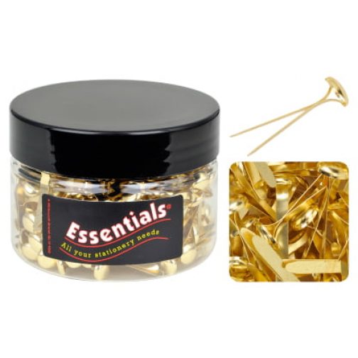 Essentials Tub Paper Fasteners Assorted Pk 200 • Colemans