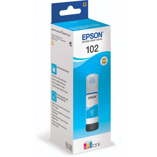 Epson Ecotank 102 Cyan Ink Bottle 70ml • Colemans