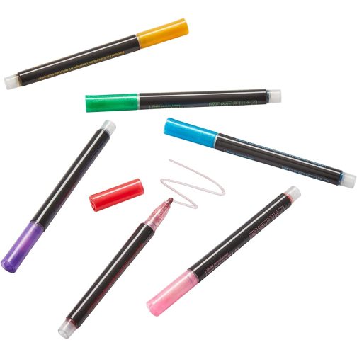 Tinc Set of 6 Glitter edge pens • Colemans