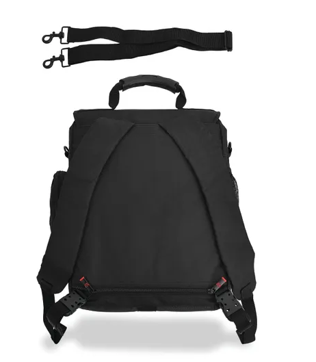 Monolith Multifunctional Nylon Laptop Backpack Black and Grey 2399 • Colemans