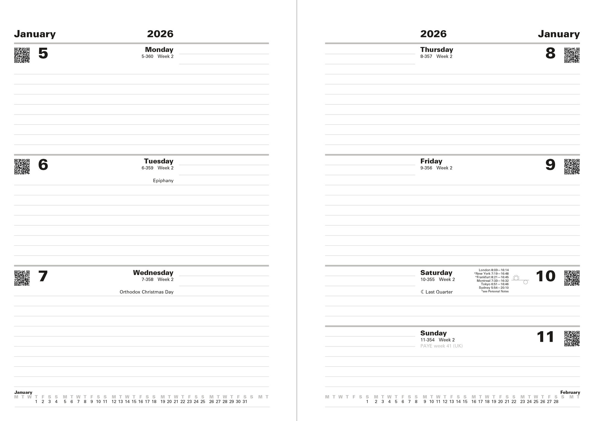 Letts Connoisseur Diary Range 2026 • Colemans