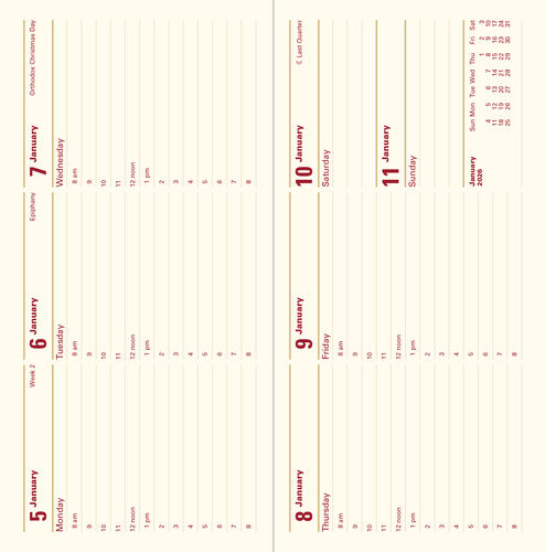 Letts Lexicon Diary Range 2026 • Colemans