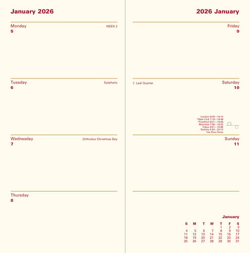 Letts Lexicon Diary Range 2026 • Colemans